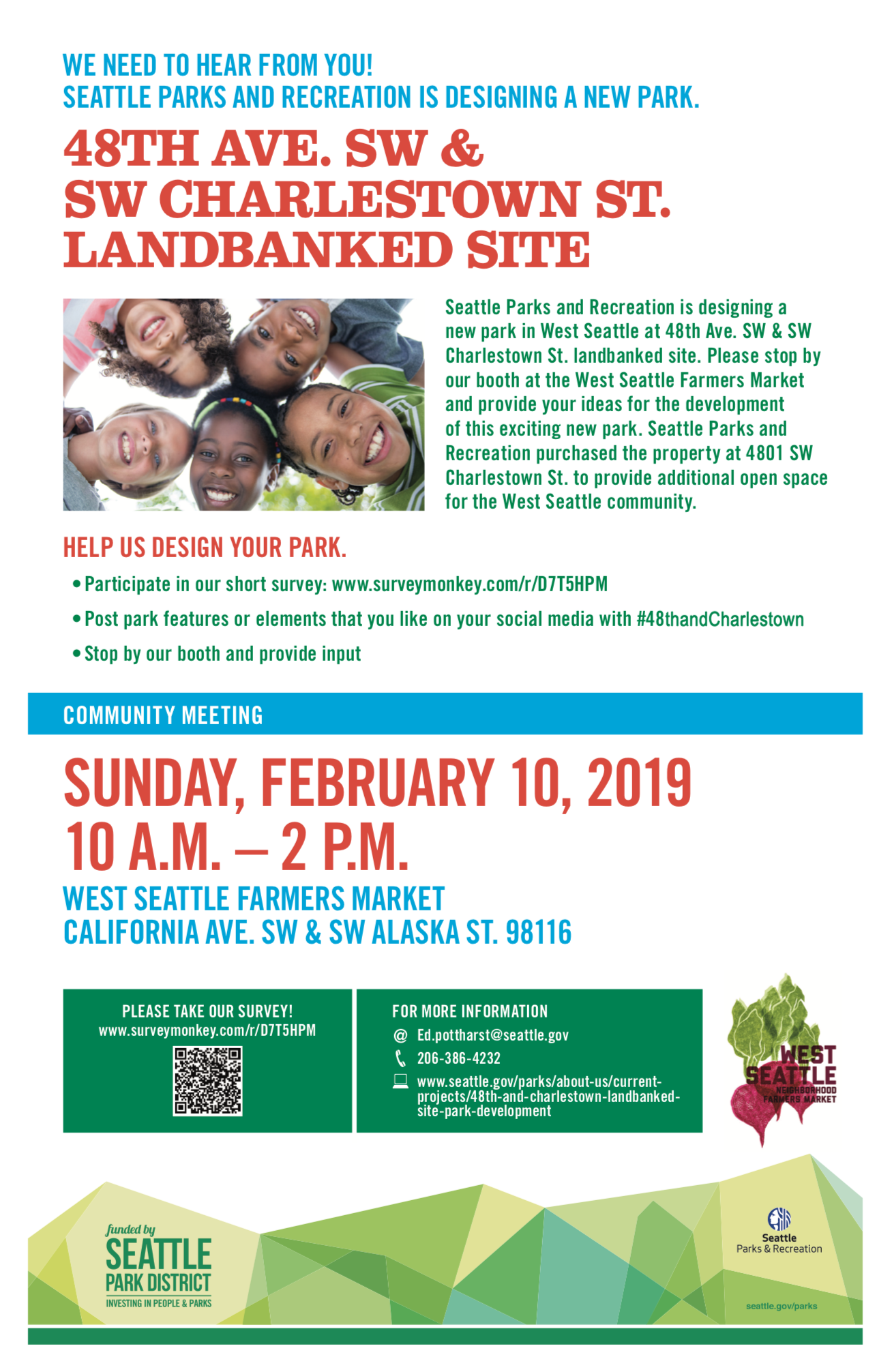 Seattle Parks and Recreation invites input on design of new park at ...